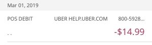 What Is the Uber Trip Help Charge on Your Bank Statement?