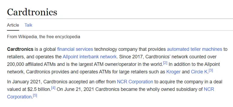 What Is the Cardtronics Charge on Your Bank Statement?