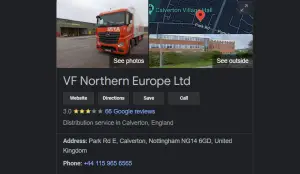 What Is the VF Northern Europe Charge on Your Bank Statement?
